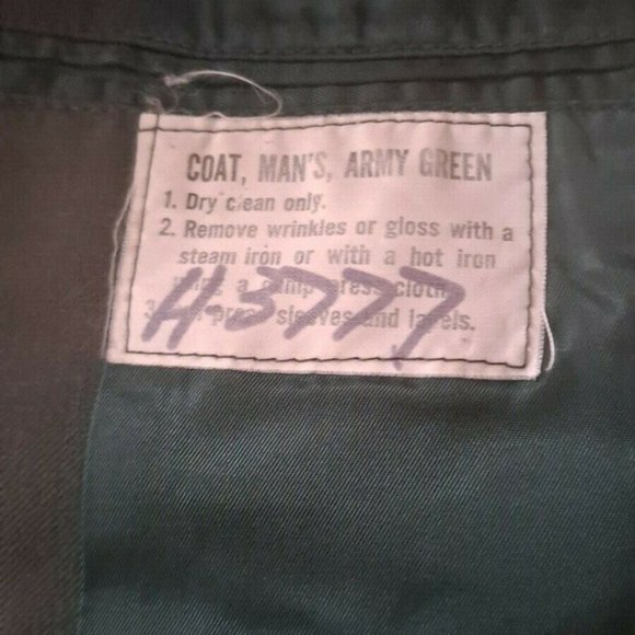 Jackets & Coats | Us Military Issued Green Polywool Army Service Dress ...